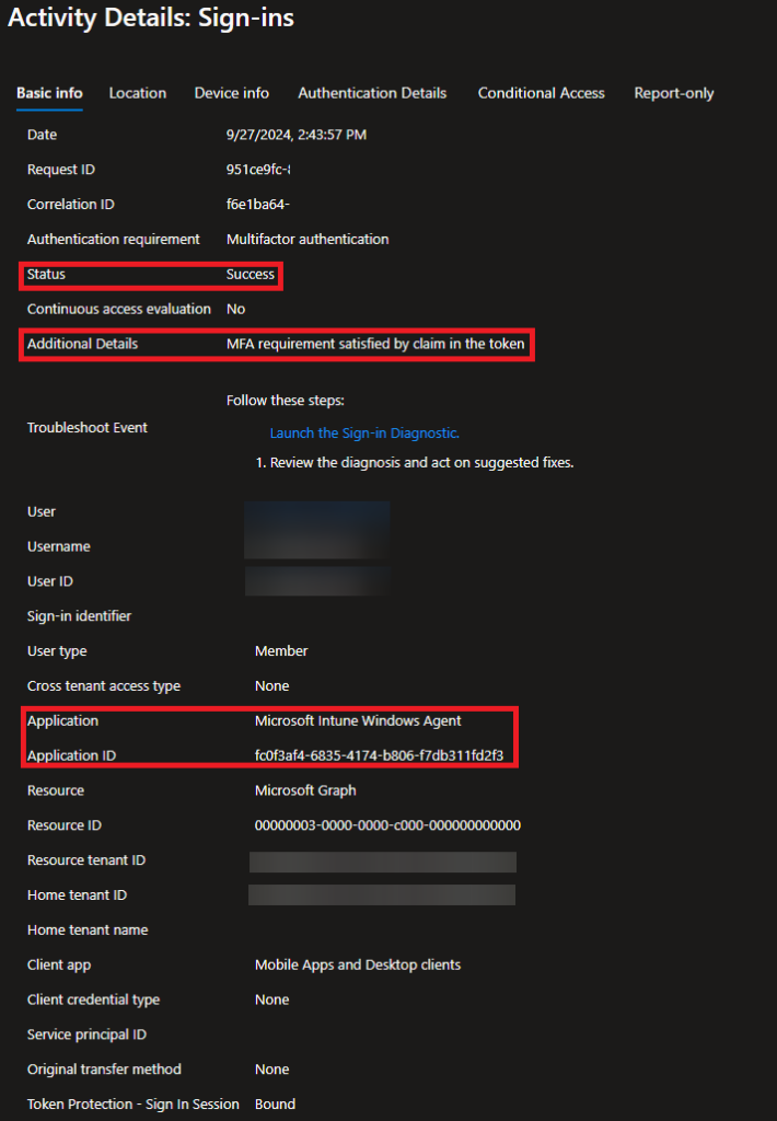 Microsoft Intune Windows Agent Microsoft Graph success 01 | Peter ...